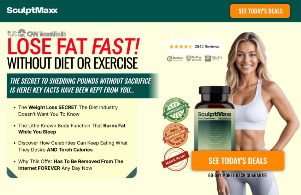SculptMaxx Avis:- Perdre Du Poids Sans Régime Ni Sport